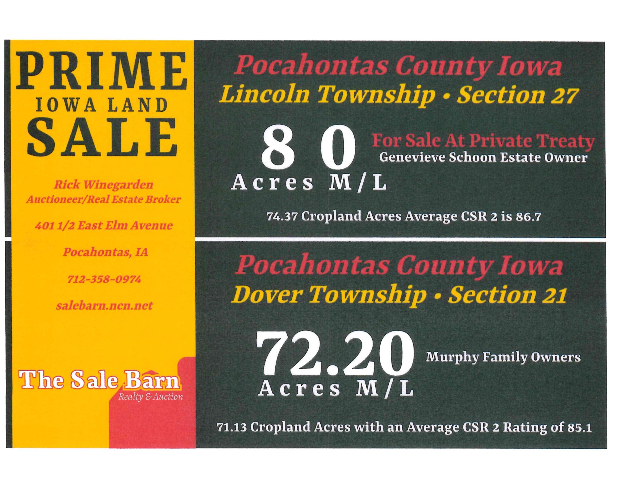 Real Estate in Iowa - Sale Barn Realty & Auction - Pocahontas, IA